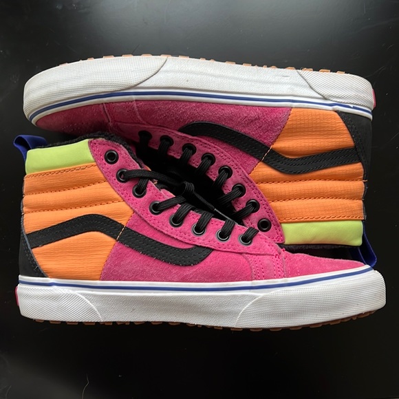 Vans | Shoes | Vans Sk8hi Neon Scotchgard All Weather | Poshmark